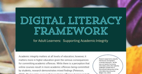 Digital Literacy Framework | Smore Newsletters