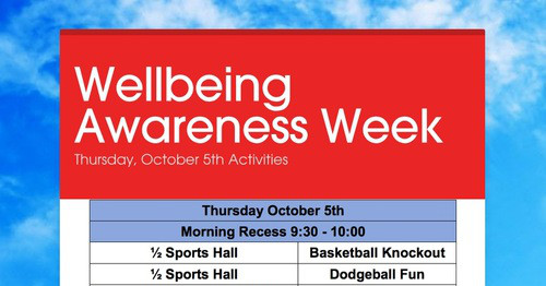 Wellbeing Awareness Week | Smore Newsletters