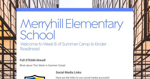 Merryhill Elementary School | Smore Newsletters Merryhill Elementary School | Smore Newsletters