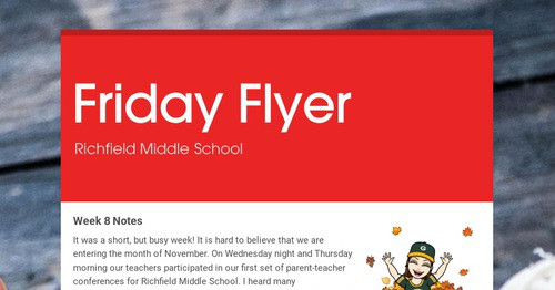 Friday Flyer | Smore Newsletters