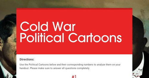 Cold War Political Cartoons