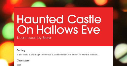 Haunted Castle On Hallows Eve | Smore Newsletters