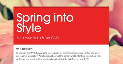 Spring into Style | Smore Newsletters