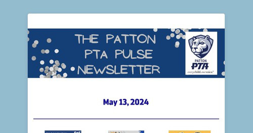 Patton PTA Pulse Newsletter | Smore Newsletters for Education