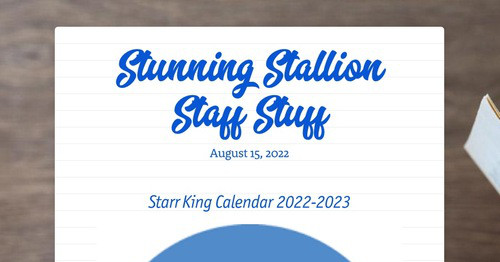 Stunning Stallion Staff Stuff