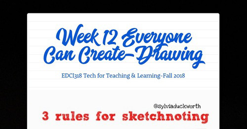 Week 12 Everyone Can Create-Drawing | Smore Newsletters