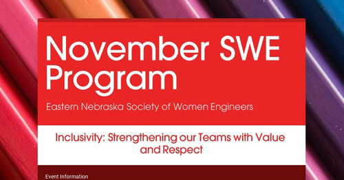 November SWE Program | Smore Newsletters for Education