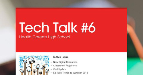 Tech Talk #6 | Smore Newsletters