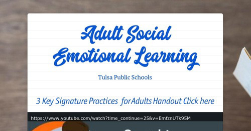 Adult Social Emotional Learning | Smore Newsletters for Education