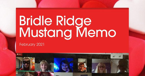 Bridle Ridge Mustang Memo | Smore Newsletters