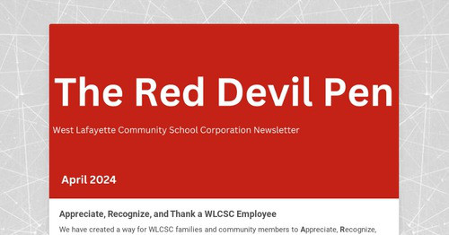 The Red Devil Pen | Smore Newsletters for Education