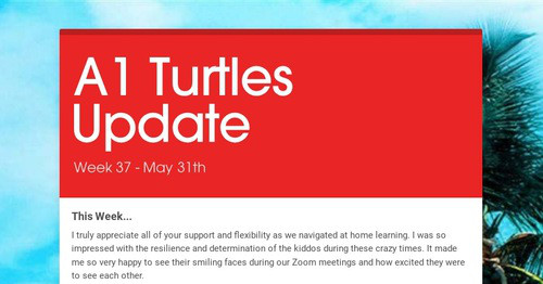 A1 Turtles Update | Smore Newsletters