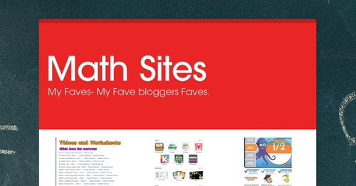 Math Sites | Smore Newsletters for Education