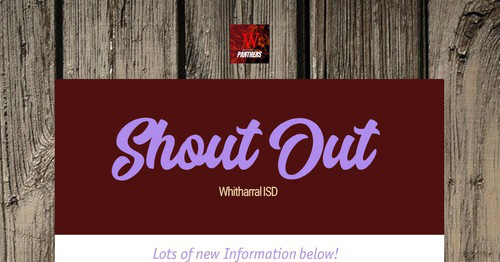 Shout Out | Smore Newsletters for Education