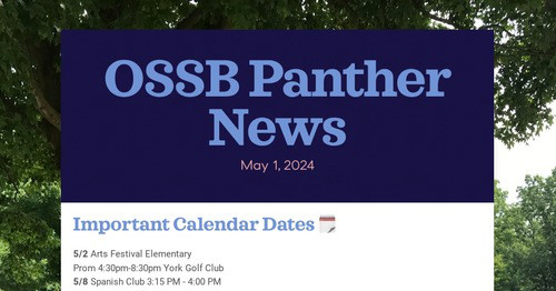 OSSB Panther News