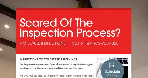 Scared Of The Inspection Process? | Smore Newsletters