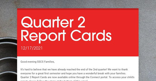 Quarter 2 Report Cards | Smore Newsletters for Education