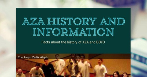 AZA History and Information | Smore Newsletters