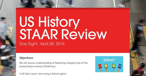 US History STAAR Review | Smore Newsletters
