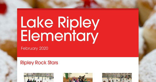 Lake Ripley Elementary | Smore Newsletters