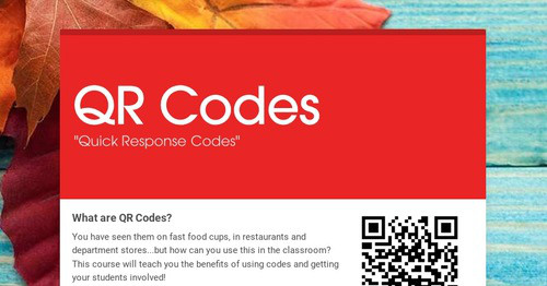 QR Codes | Smore Newsletters