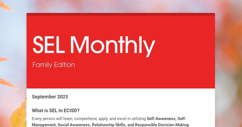 SEL Monthly