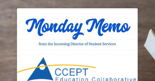 Monday Memo | Smore Newsletters