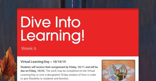 Dive Into Learning! | Smore Newsletters for Education