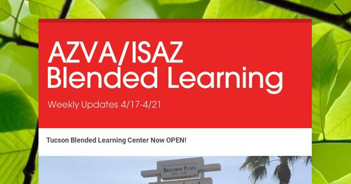 AZVA/ISAZ Blended Learning | Smore Newsletters