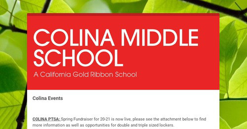COLINA MIDDLE SCHOOL