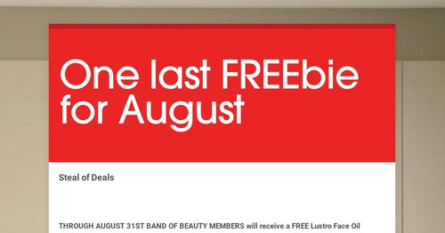 One last FREEbie for August | Smore Newsletters for Education