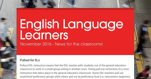 English Language Learners | Smore Newsletters for Education