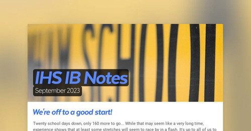 IHS IB Notes