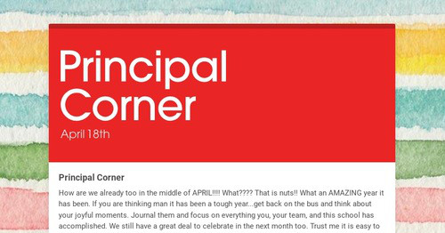 Principal Corner