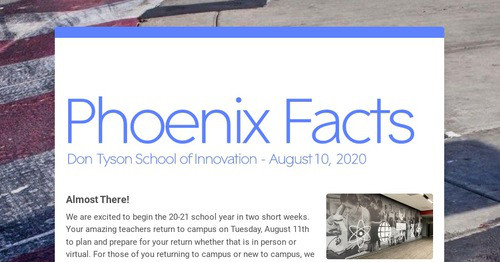 Phoenix Facts | Smore Newsletters