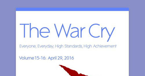 The War Cry | Smore Newsletters