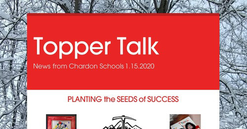 Topper Talk | Smore Newsletters for Education