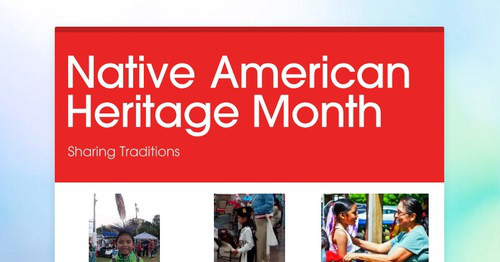 Native American Heritage Month | Smore Newsletters