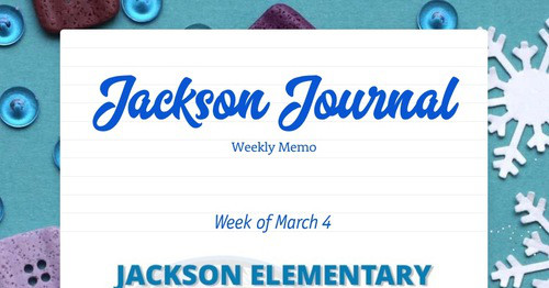 Jackson Journal | Smore Newsletters for Education