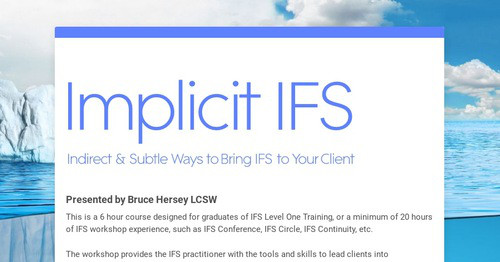 Implicit IFS | Smore Newsletters for Business