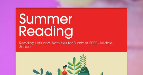 Summer Reading