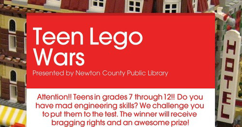 Teen Lego Wars | Smore Newsletters
