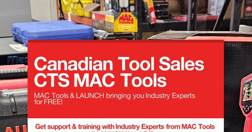 Canadian Tool Sales CTS MAC Tools | Smore Newsletters