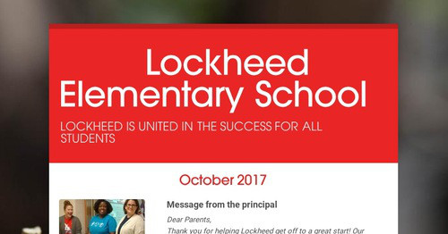Lockheed Elementary School | Smore Newsletters for Business