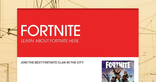 FORTNITE | Smore Newsletters