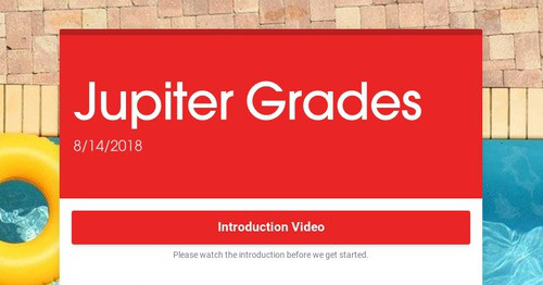Jupiter Grades | Smore Newsletters