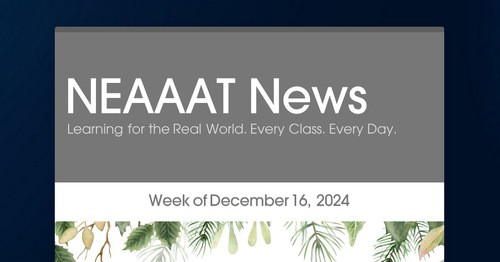 NEAAAT News | Smore Newsletters for Education