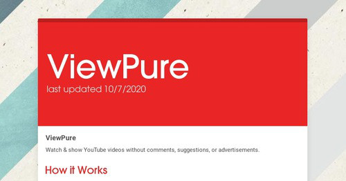 ViewPure | Smore Newsletters