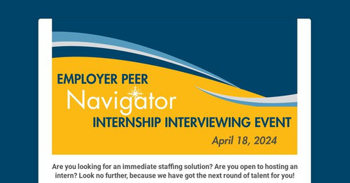 Peer Navigator Hiring Event