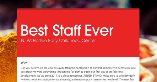 Best Staff Ever | Smore Newsletters